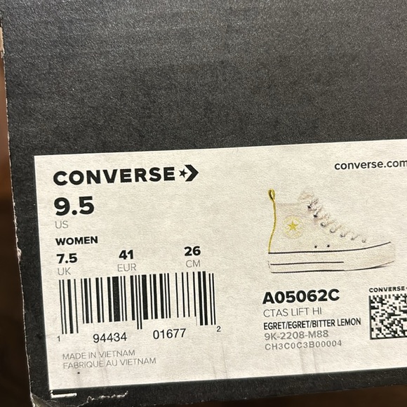 Converse | Shoes | Converse Womens All Star Lift Hi A5062c | Poshmark